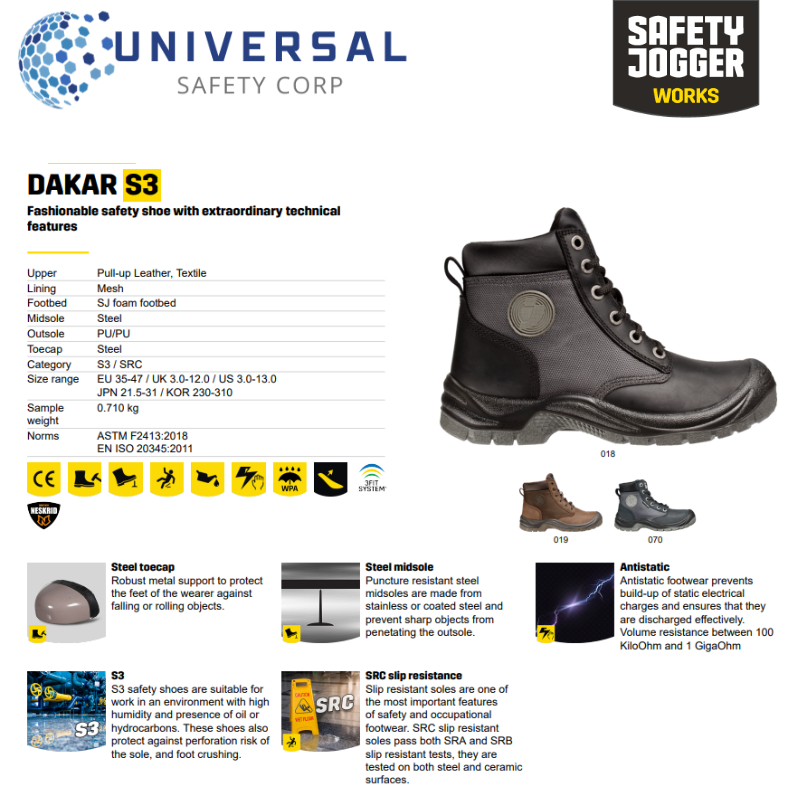 Safety Jogger DAKAR S3 SRC – Universal Safety Corp